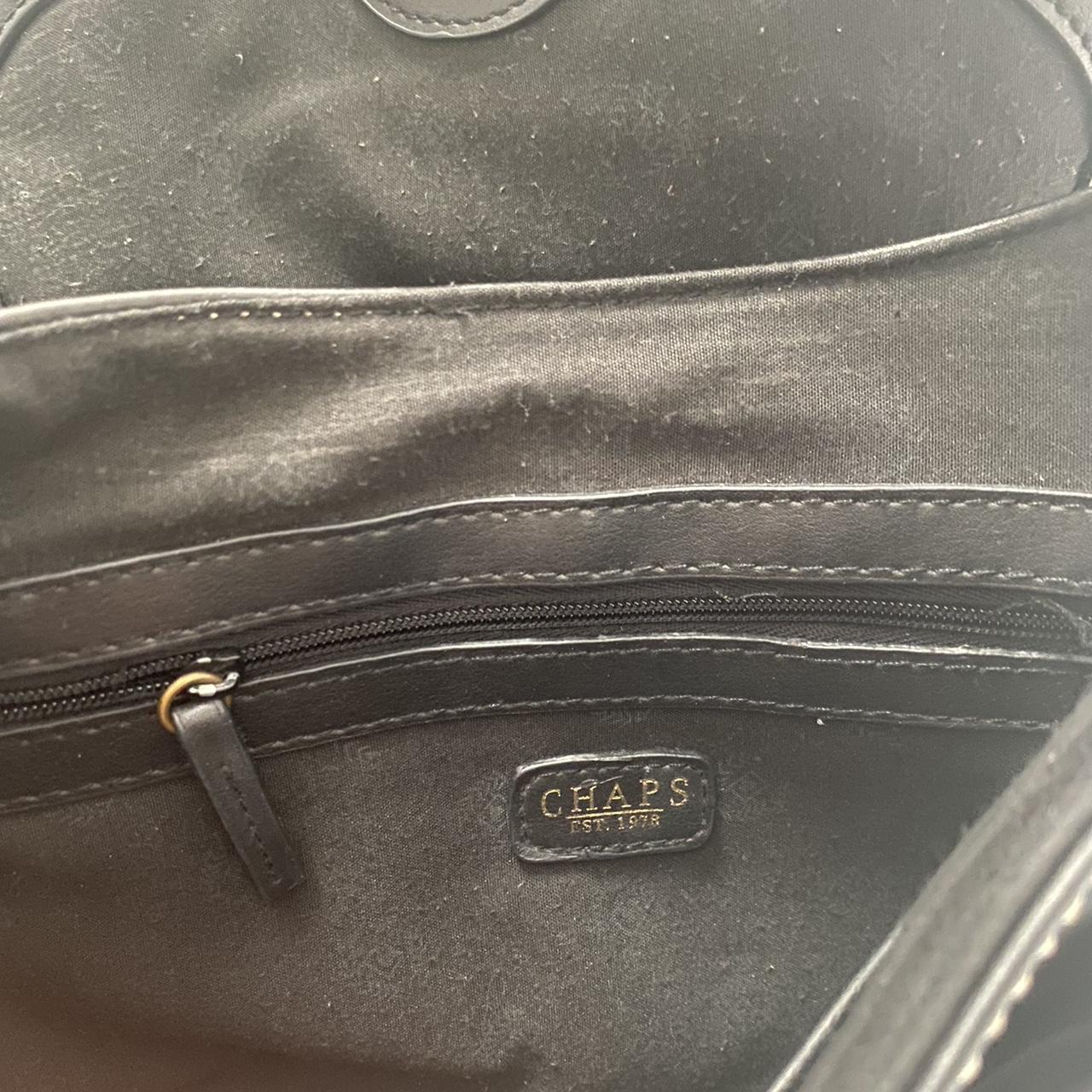 Chaps Women's Black Bag | Depop