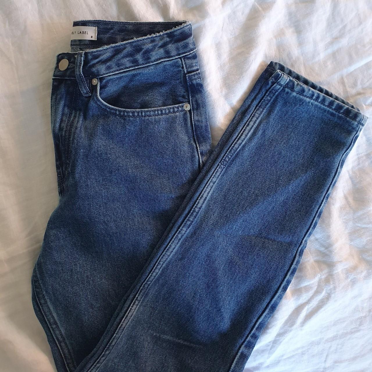 ASSEMBLY LABEL jeans, slim leg, high-rise, size 8.... - Depop