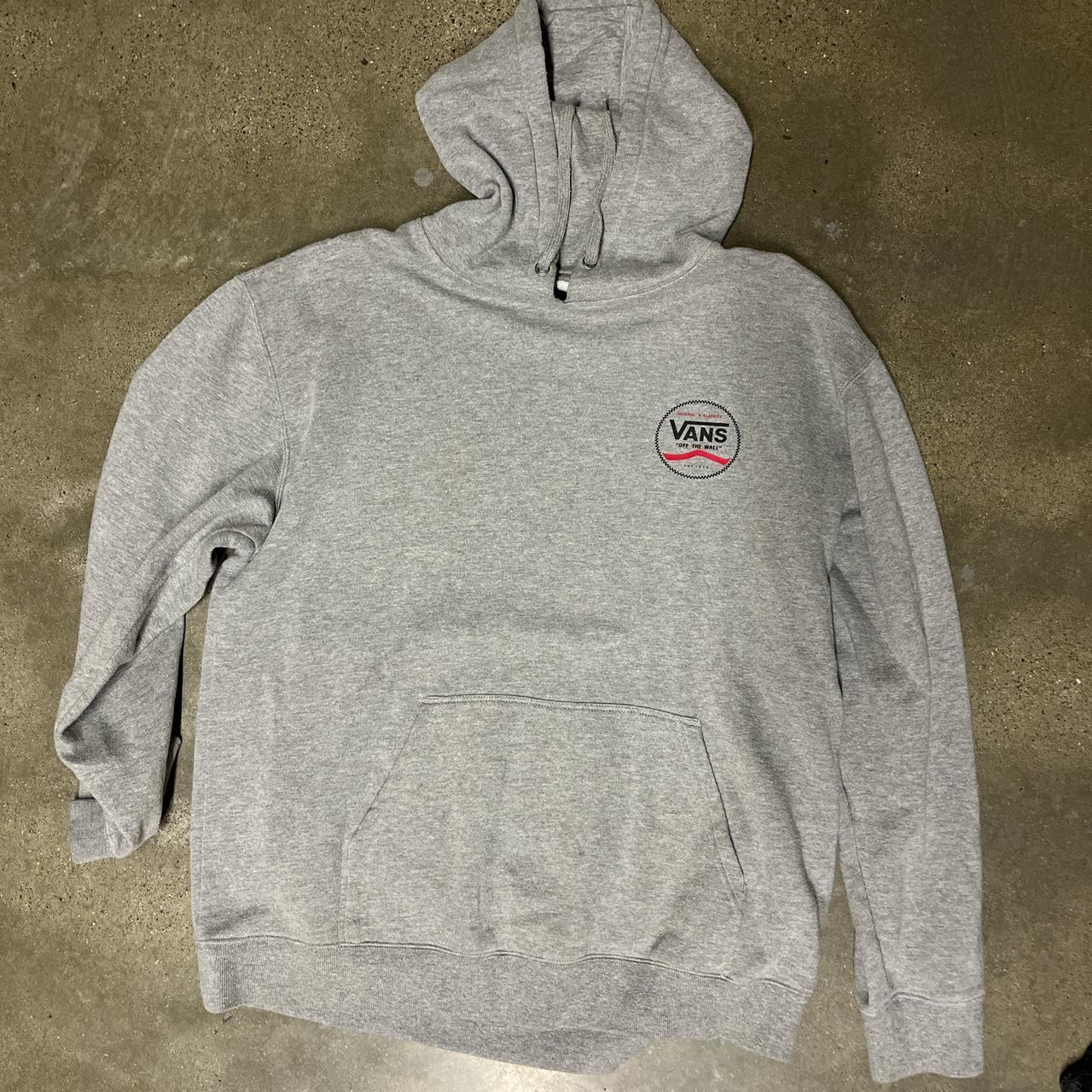 Vans Men's Grey Hoodie | Depop