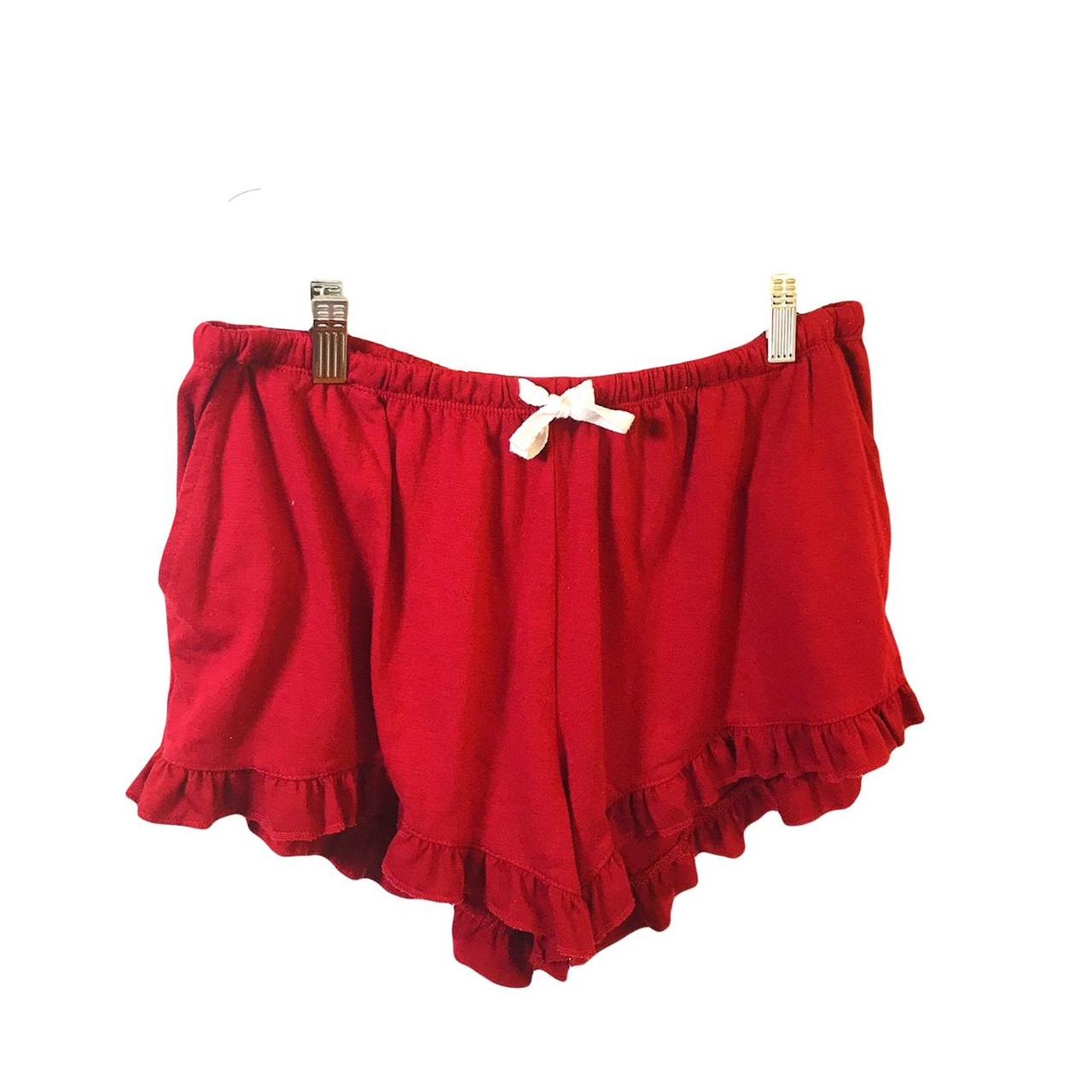 Red mini shorts Super cute and comfy shorts.... - Depop