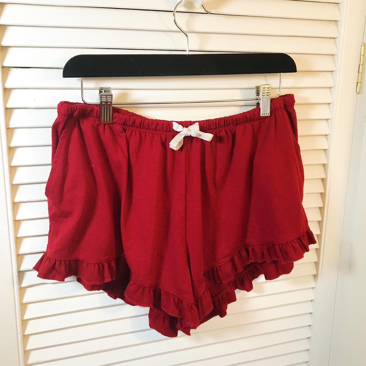 Red Mini Shorts Super Cute And Comfy Shorts Depop