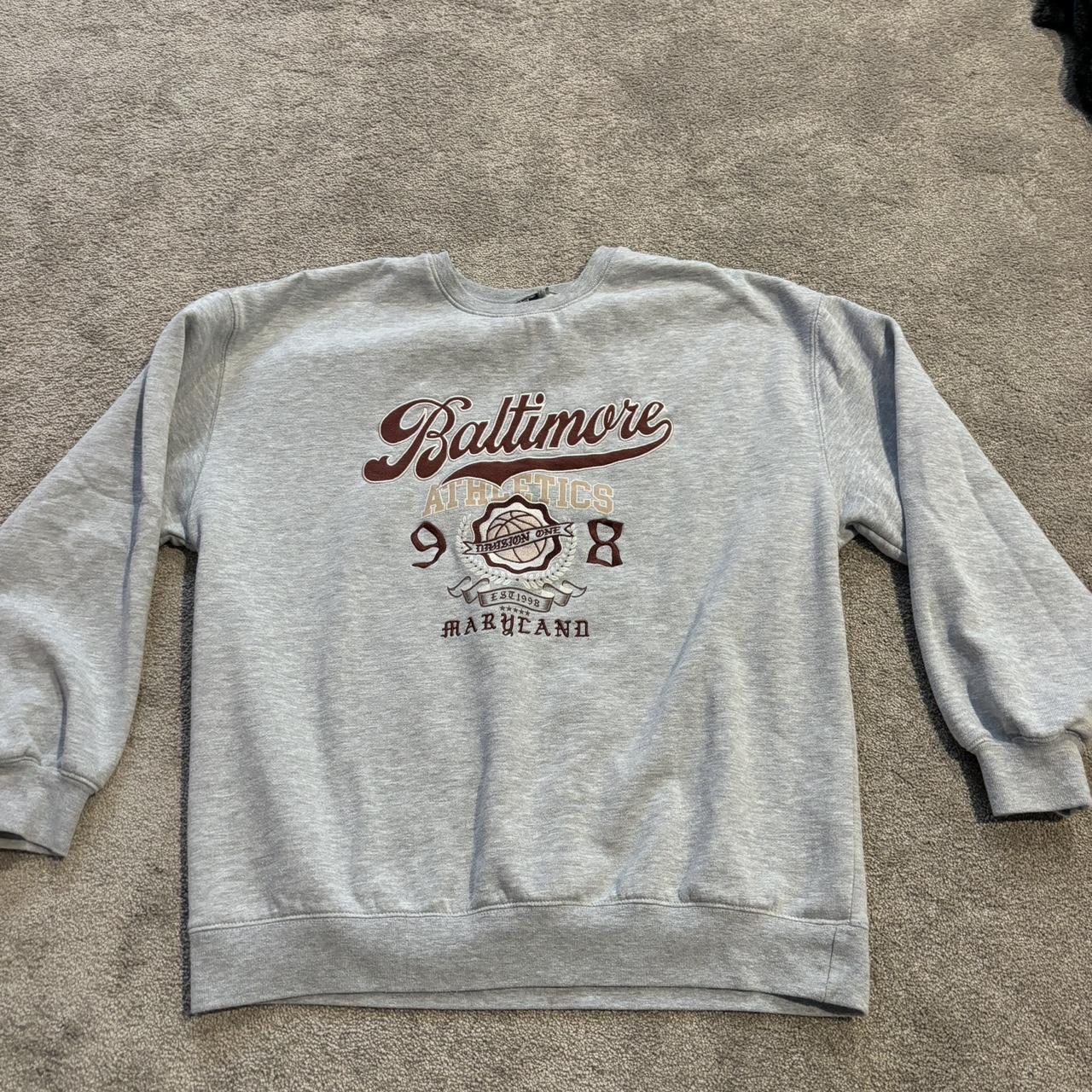 FACTORIE Grey Crew Neck Size L - Depop