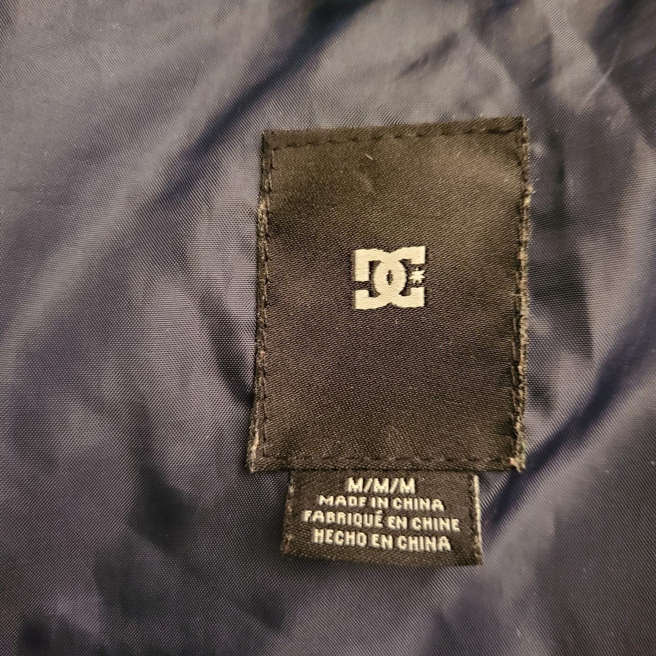 Mens vintage DC puffer jacket. Button up, some... - Depop