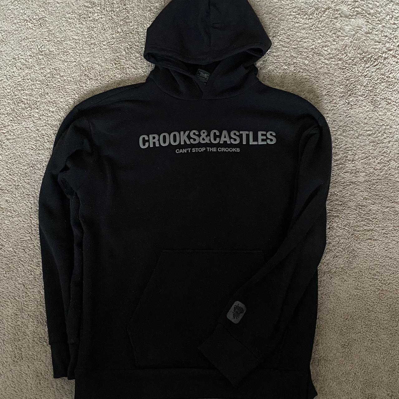 Crooks & Castles black hoodie | Depop