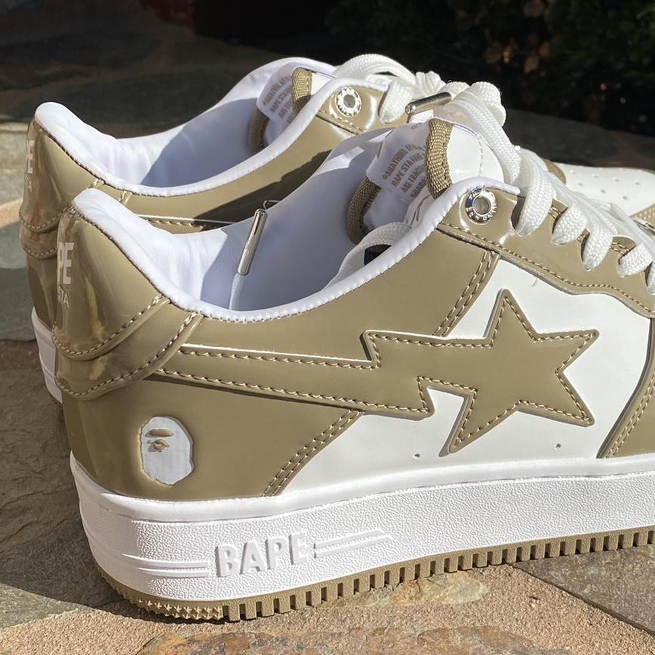 Bape STA sneakers Color beige Brand New Size 7 W... - Depop