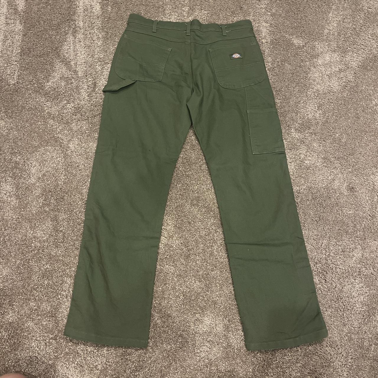 Forest green dickies painter pants. 32X32. - Depop