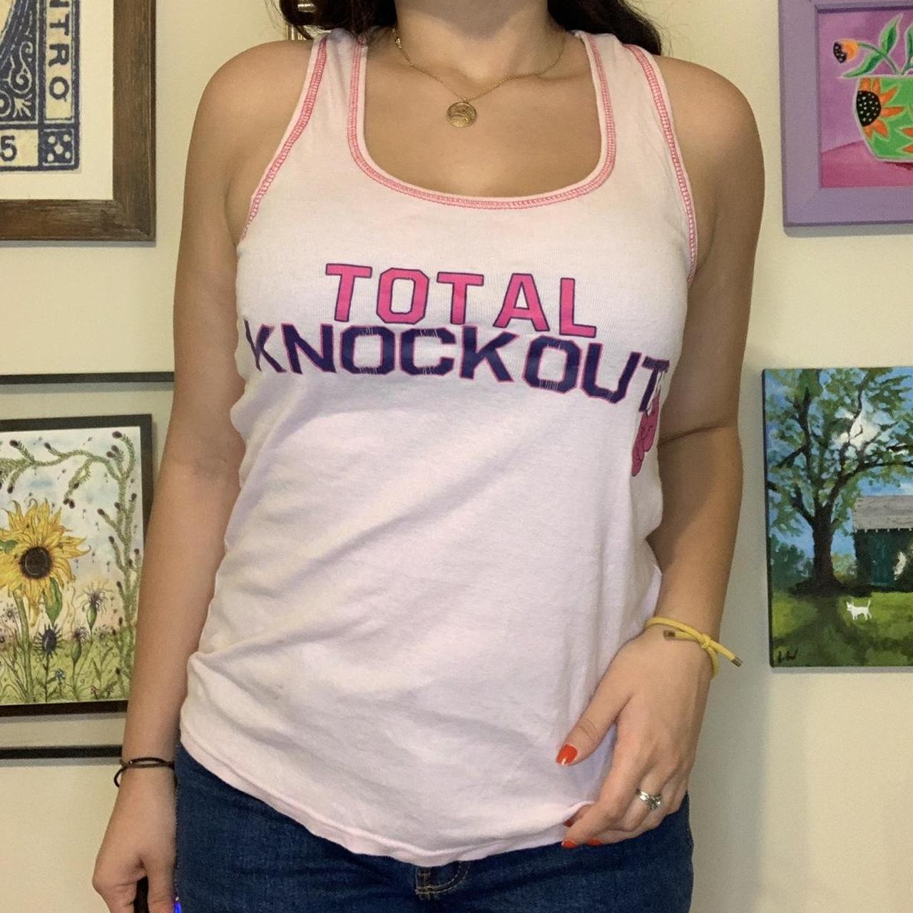 Super cute pink tank! No size given but fits like a... - Depop