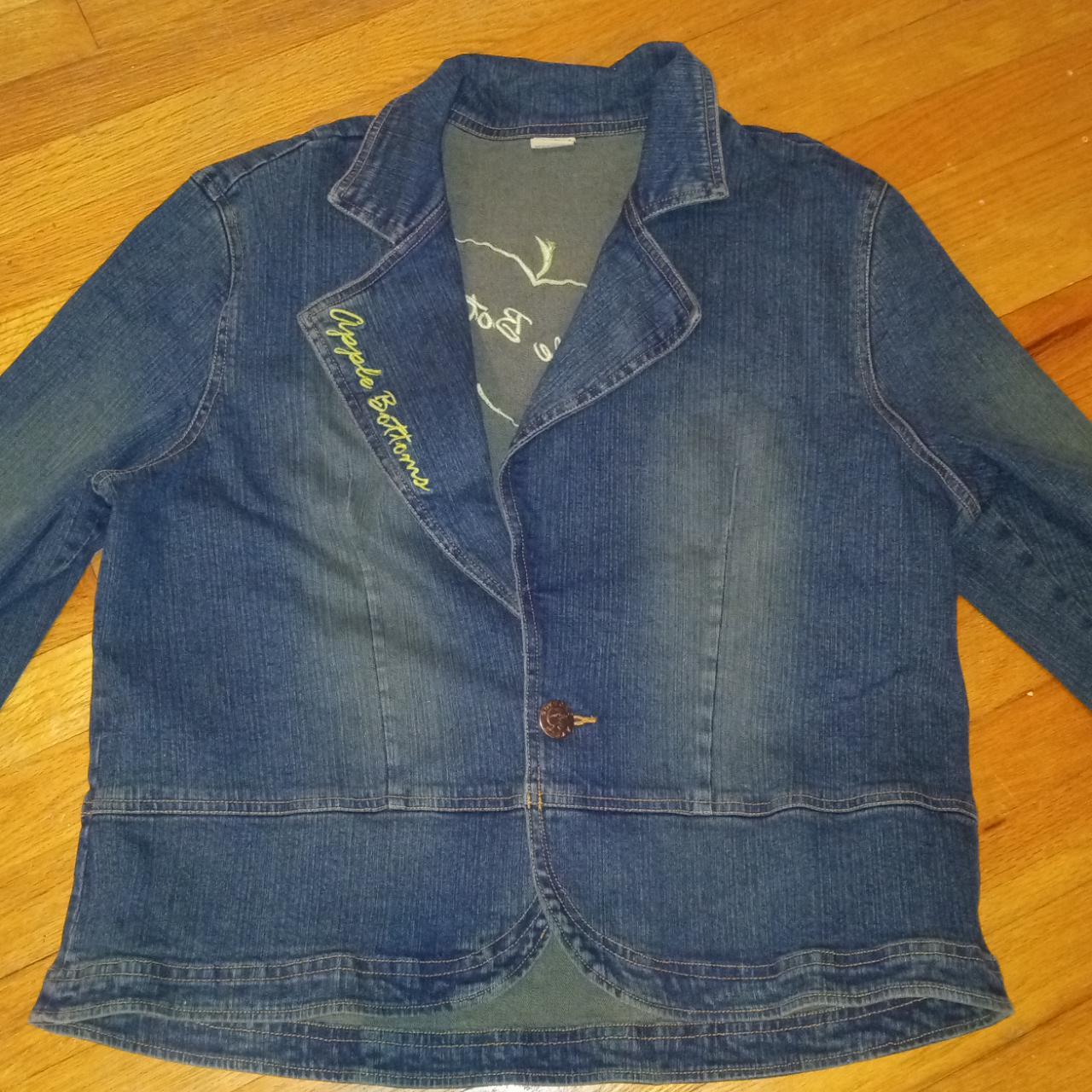 Authentic Apple Bottom brand Jean jacket!!! SEND... - Depop
