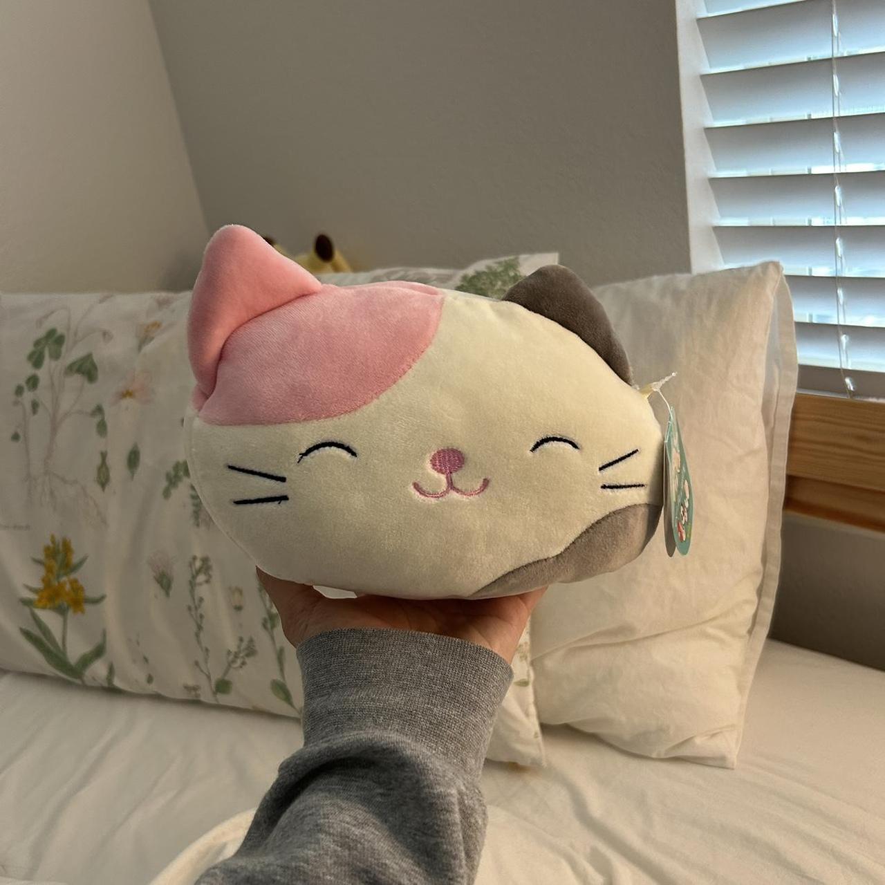 stackable squishmallow - karina • white cat with... - Depop