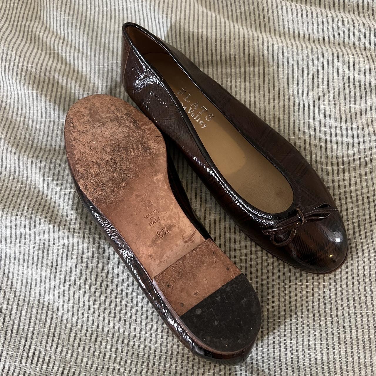Vintage Brown Leather Ballet Flats 🧸 Marked 85 But Depop