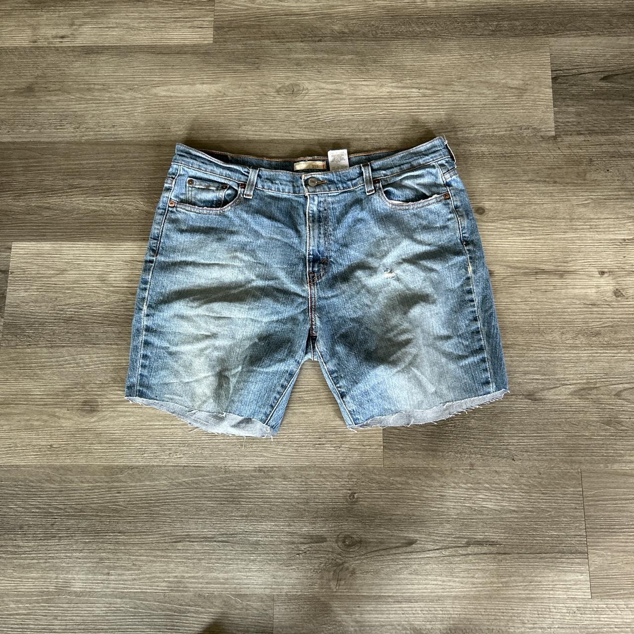 Levis Jorts Size 16 Jeans Cut To Jorts - Depop