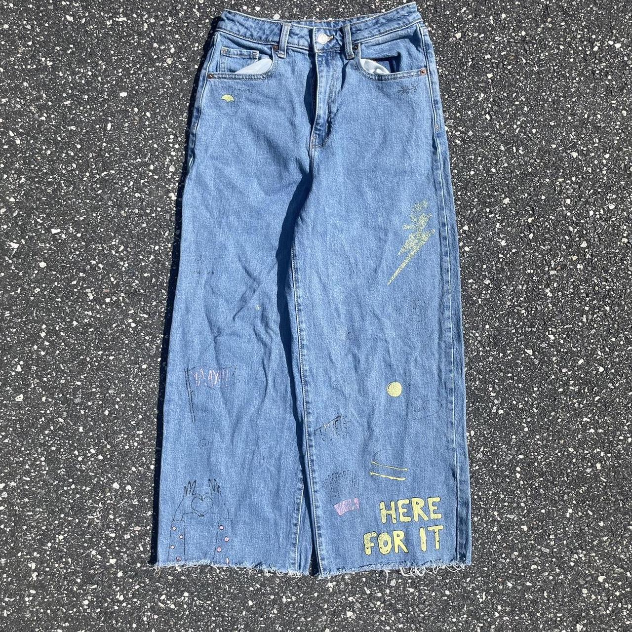 Baggy Wide Leg Wild Fable Womens Jeans Size... - Depop