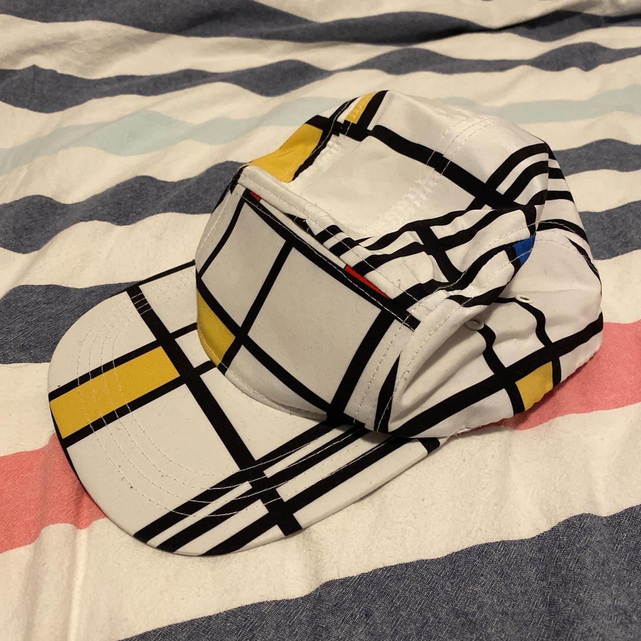 NGV mondrian 5 panel cap Snapback adjustable - Depop