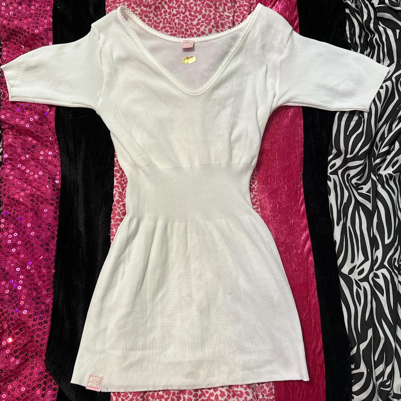 Gyaru layering top #coquette #kawaii #gyaruu... - Depop