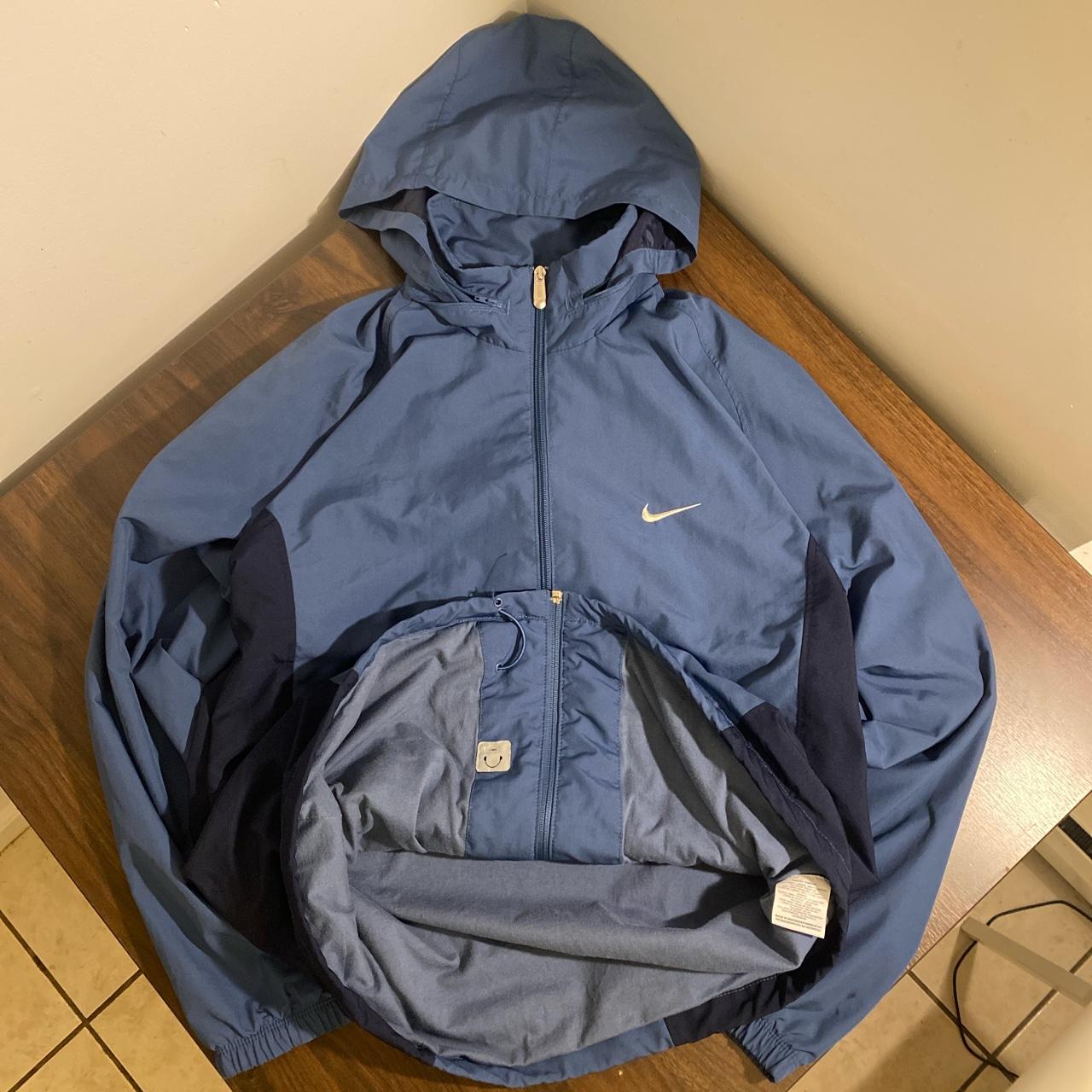 Nike Windbreaker Jacket Embroidered swoosh front... - Depop