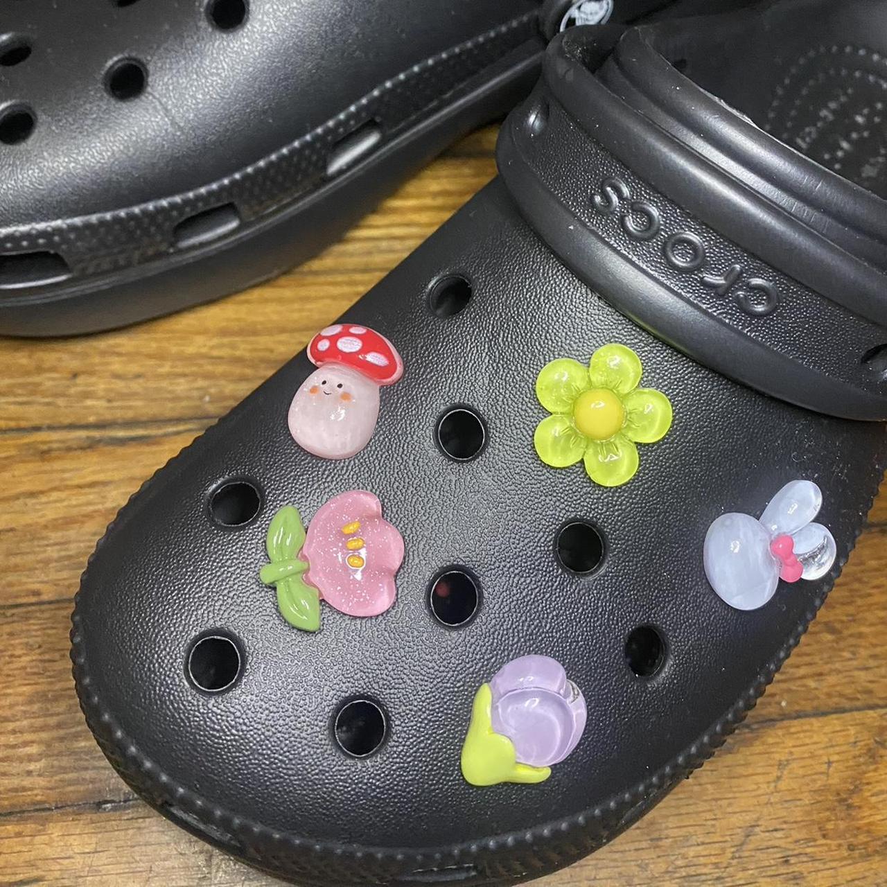Croc Chams 🍀 🍄 🥰 🌷 Elevate your Crocs with these... - Depop