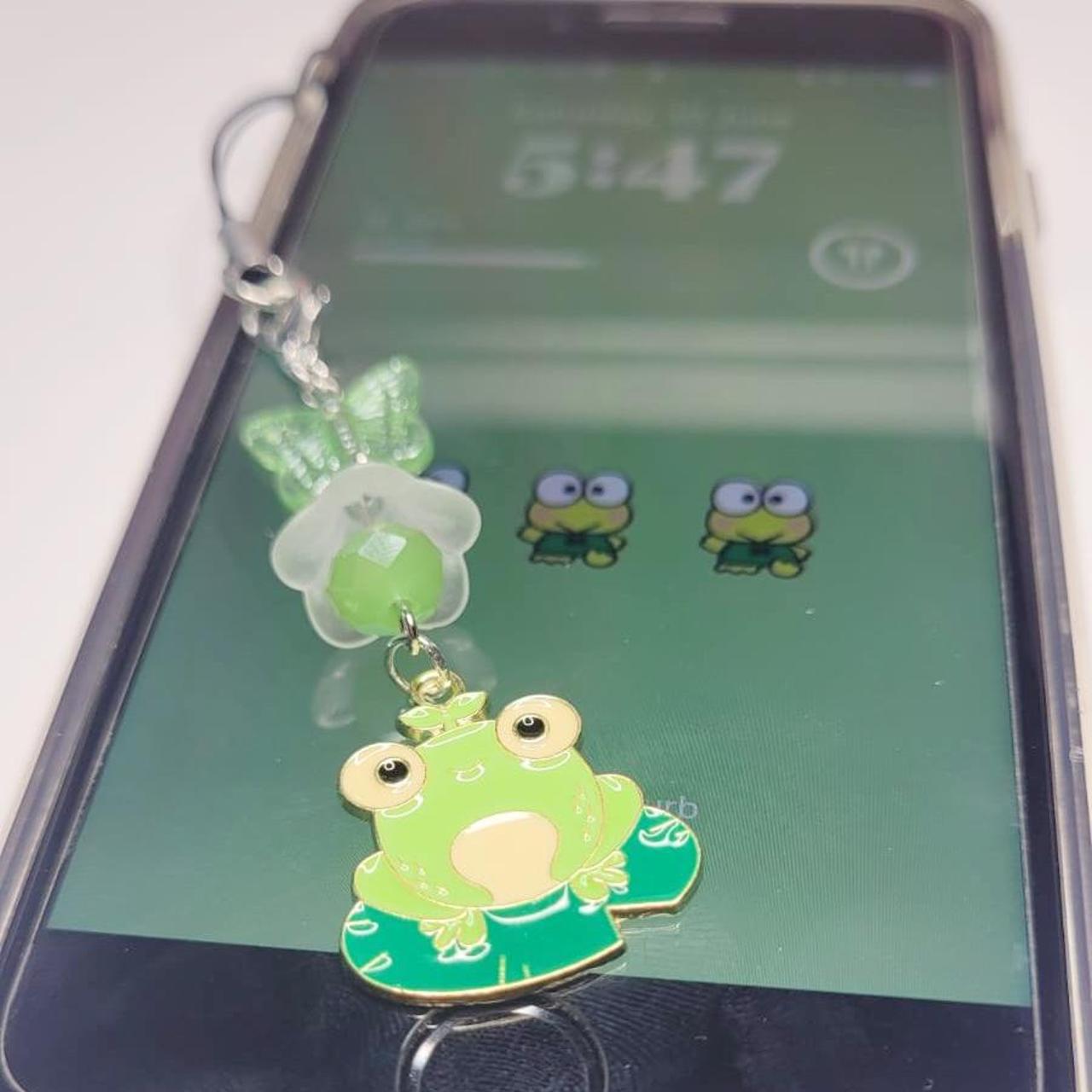 froggy phone charm ˚₊﹒`🌱` please message before... - Depop