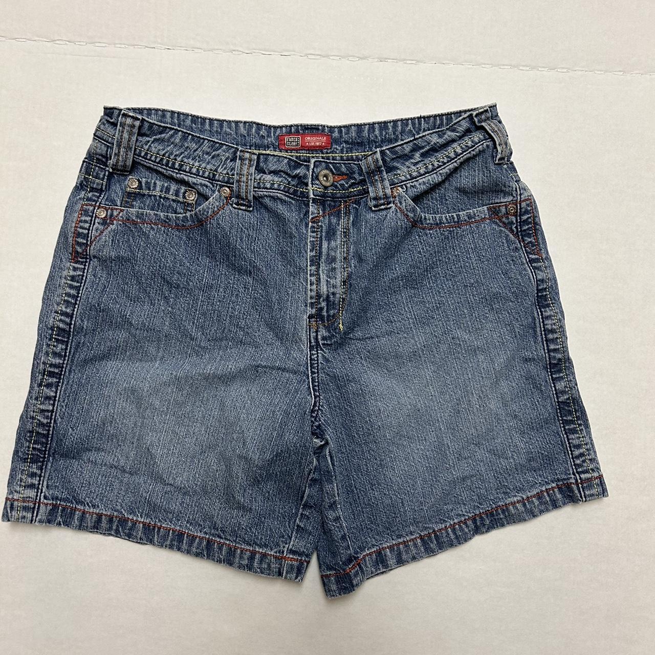 90s Women’s Jorts - red contrast stitching - great... - Depop