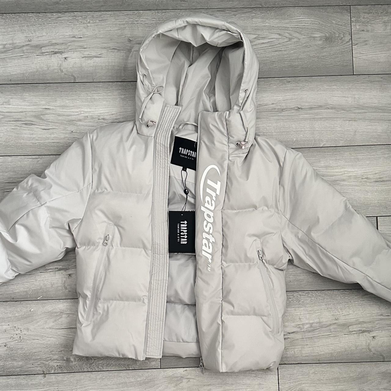 Trapstar Hyperdrive Puffer Jacket (GREY) Size... - Depop