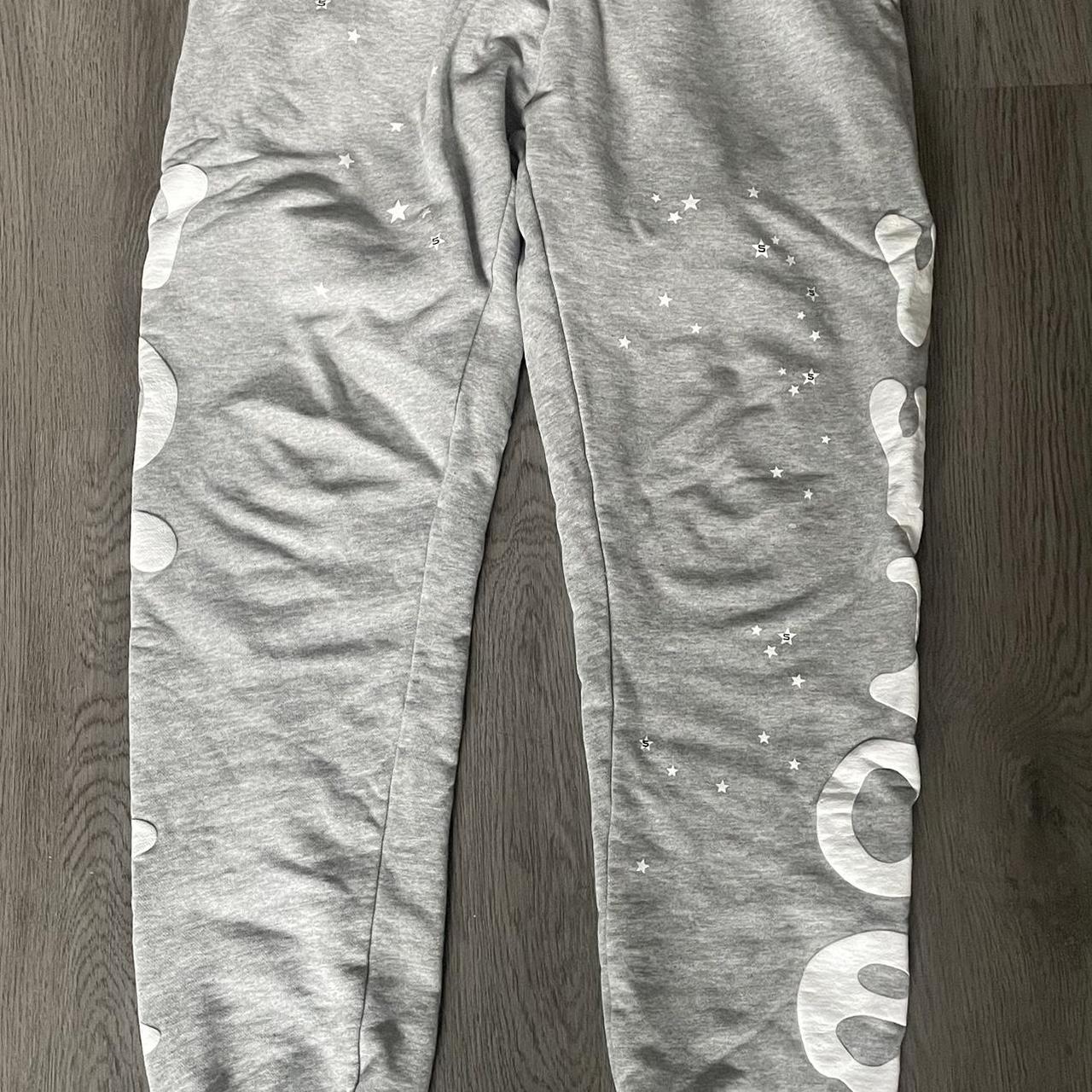 brown and grey spider pants package - Depop
