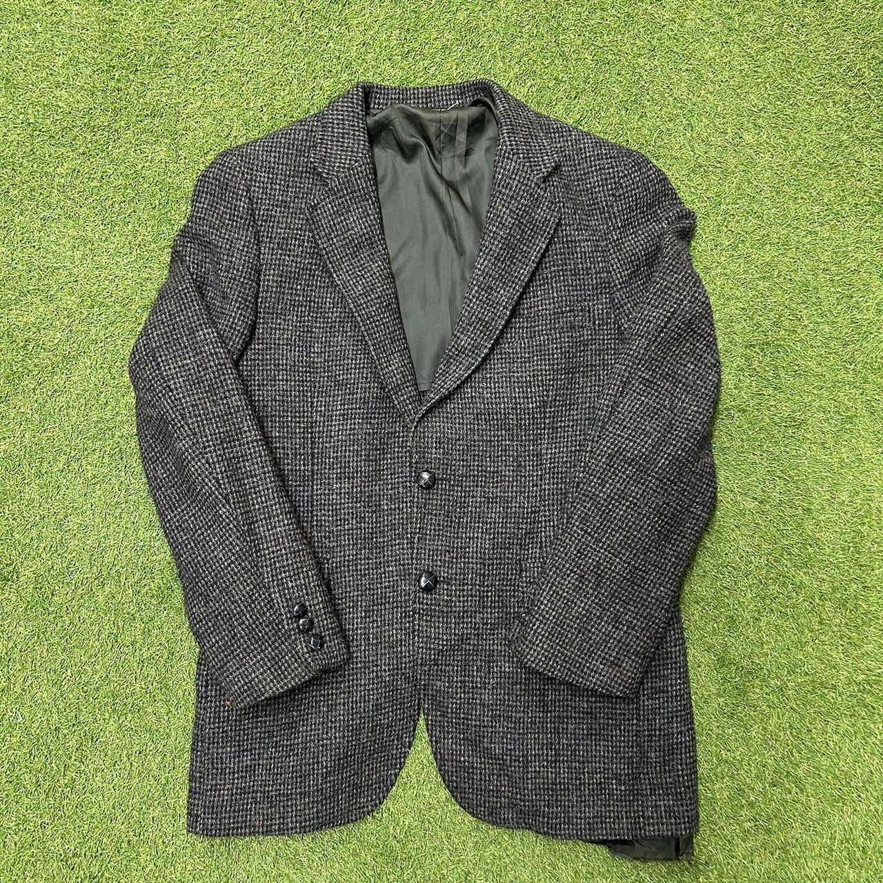 ADAMS ROW HARRIS TWEED VINTAGE BLAZER Size: No size... - Depop