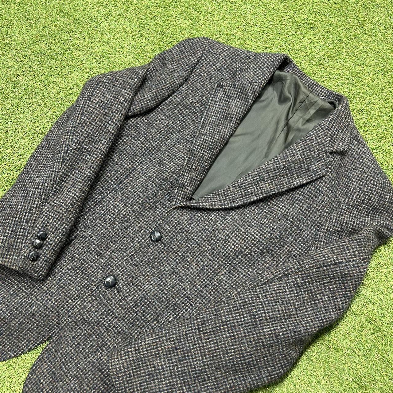 ADAMS ROW HARRIS TWEED VINTAGE BLAZER Size: No size... - Depop