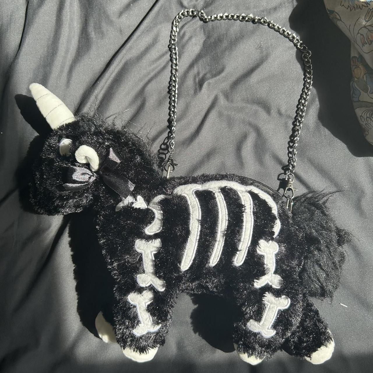Skeleton unicorn dollskill vibes bag, not sure what... - Depop