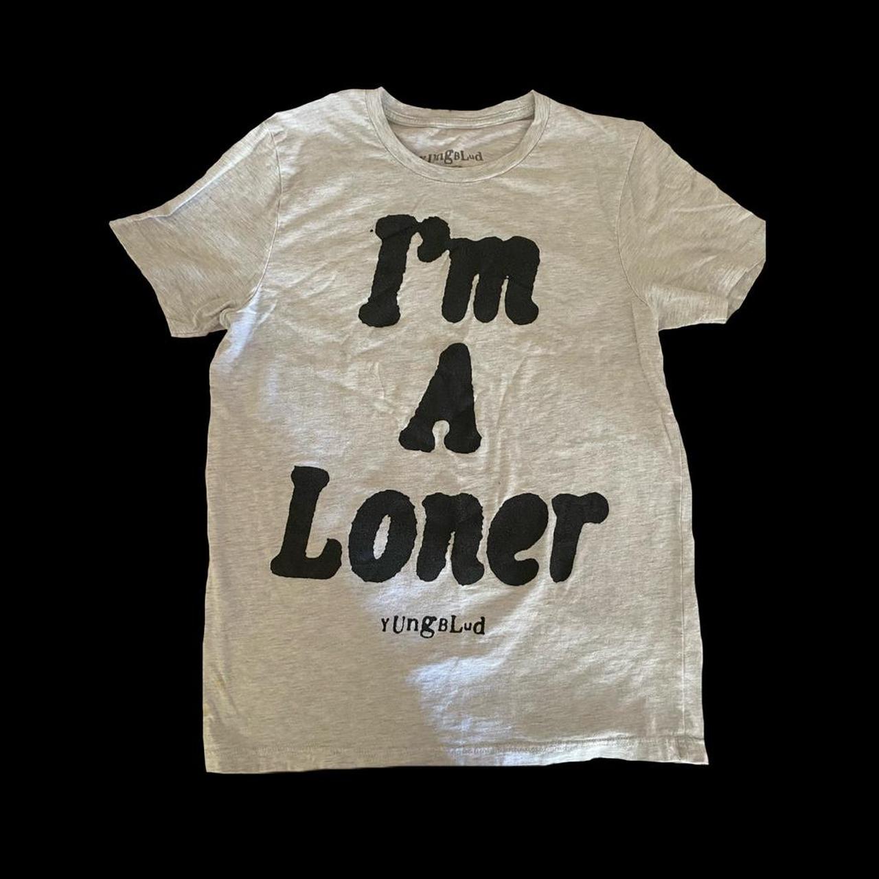 yungblud i’m a loner tee 🕸️ has a small stain on the... - Depop