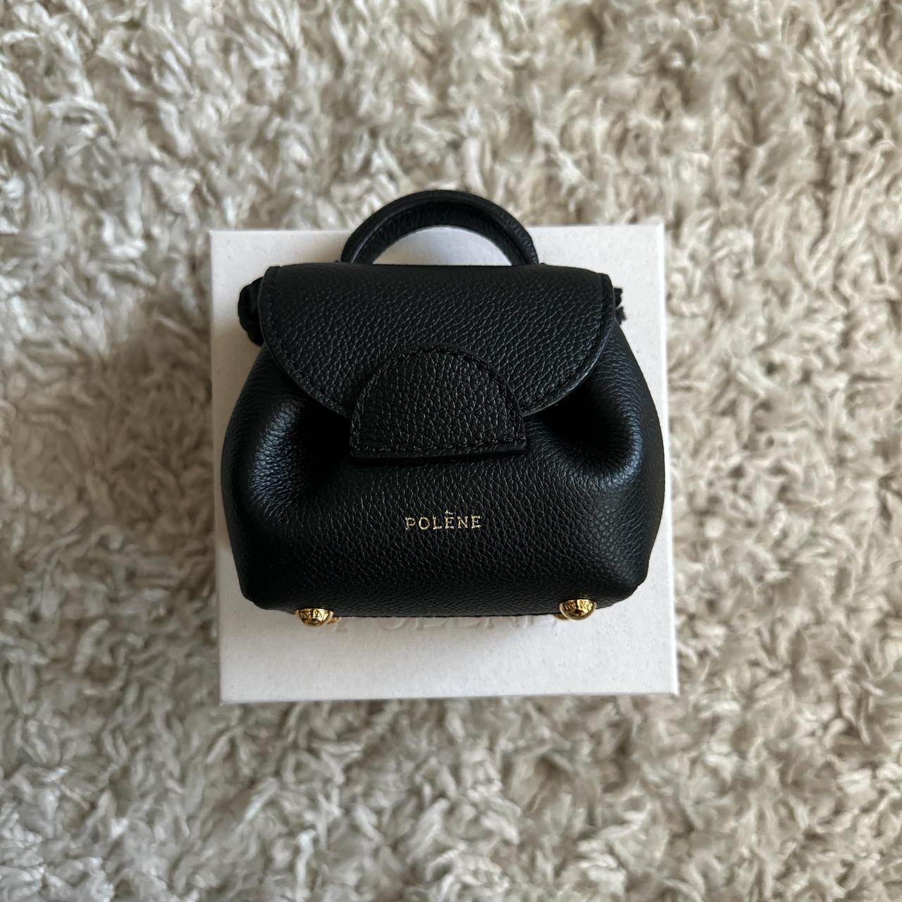 POLENE MICRO BAG ‘numero un micro in textured black... - Depop
