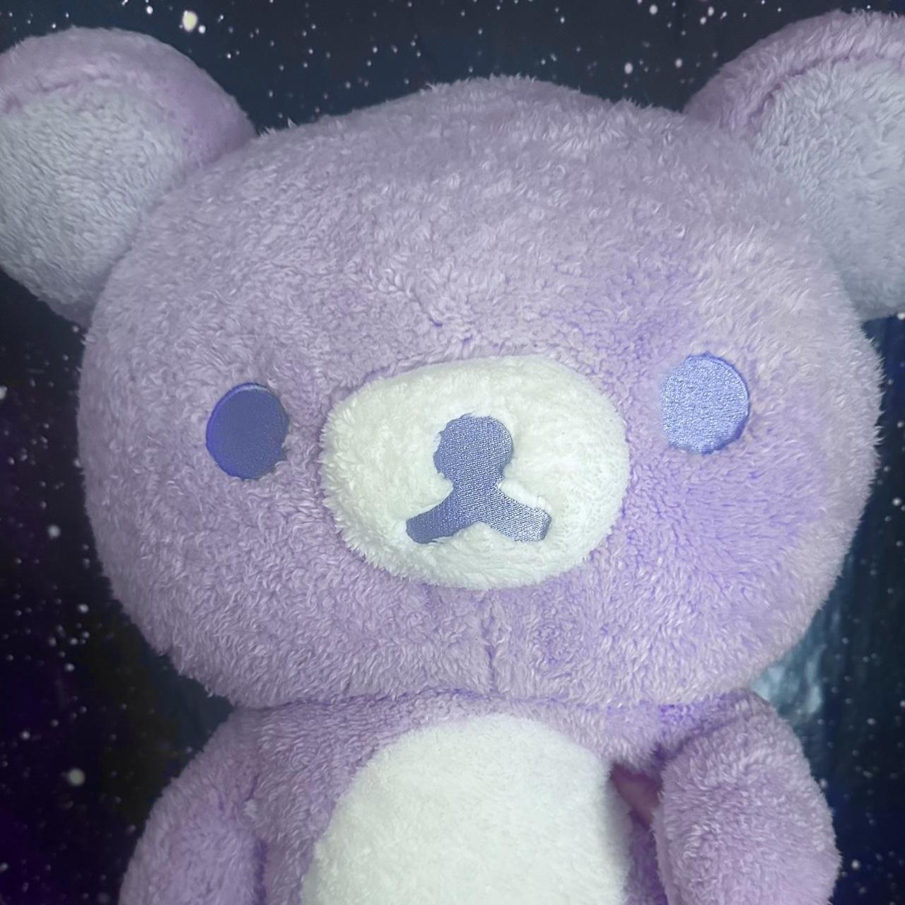 Rare San-X Rilakkuma Fluffy Pastel Purple XL Premium... - Depop