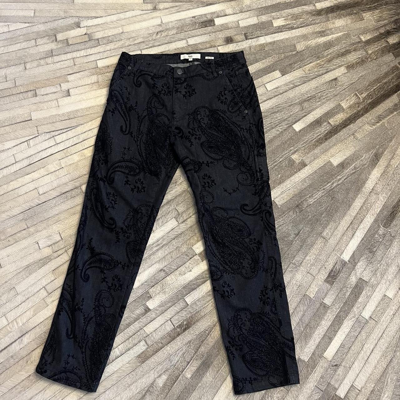Kith Paisley Embroidery Pants SS 22 - Depop