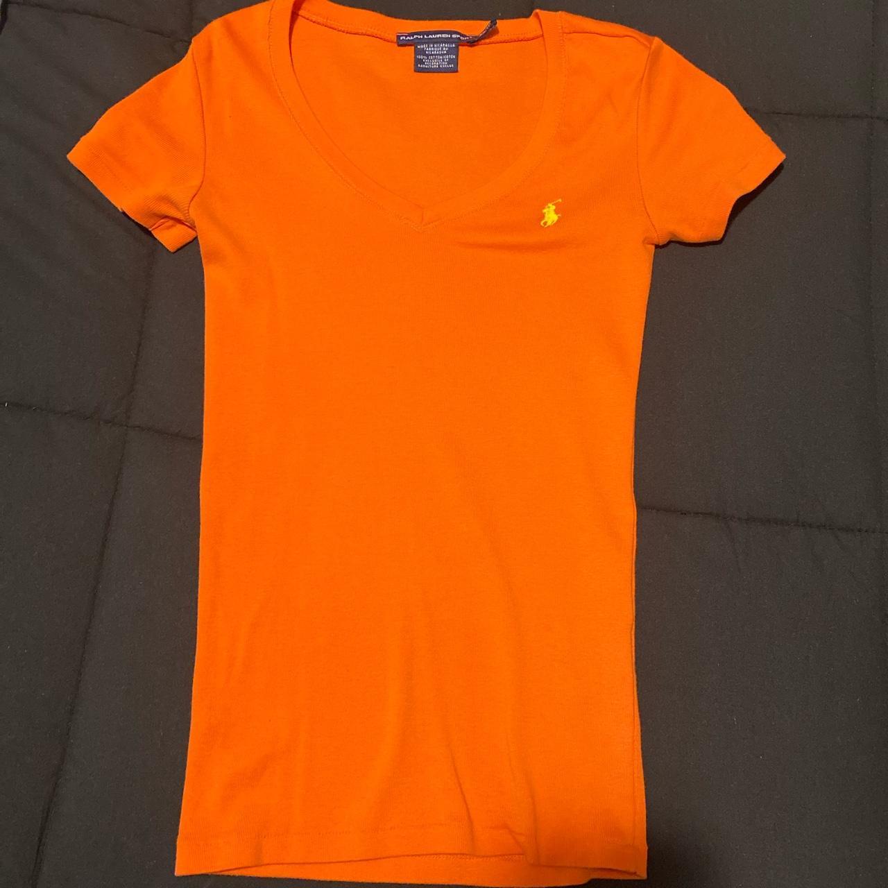 Polo Sport Women's Orange Polo-shirts | Depop