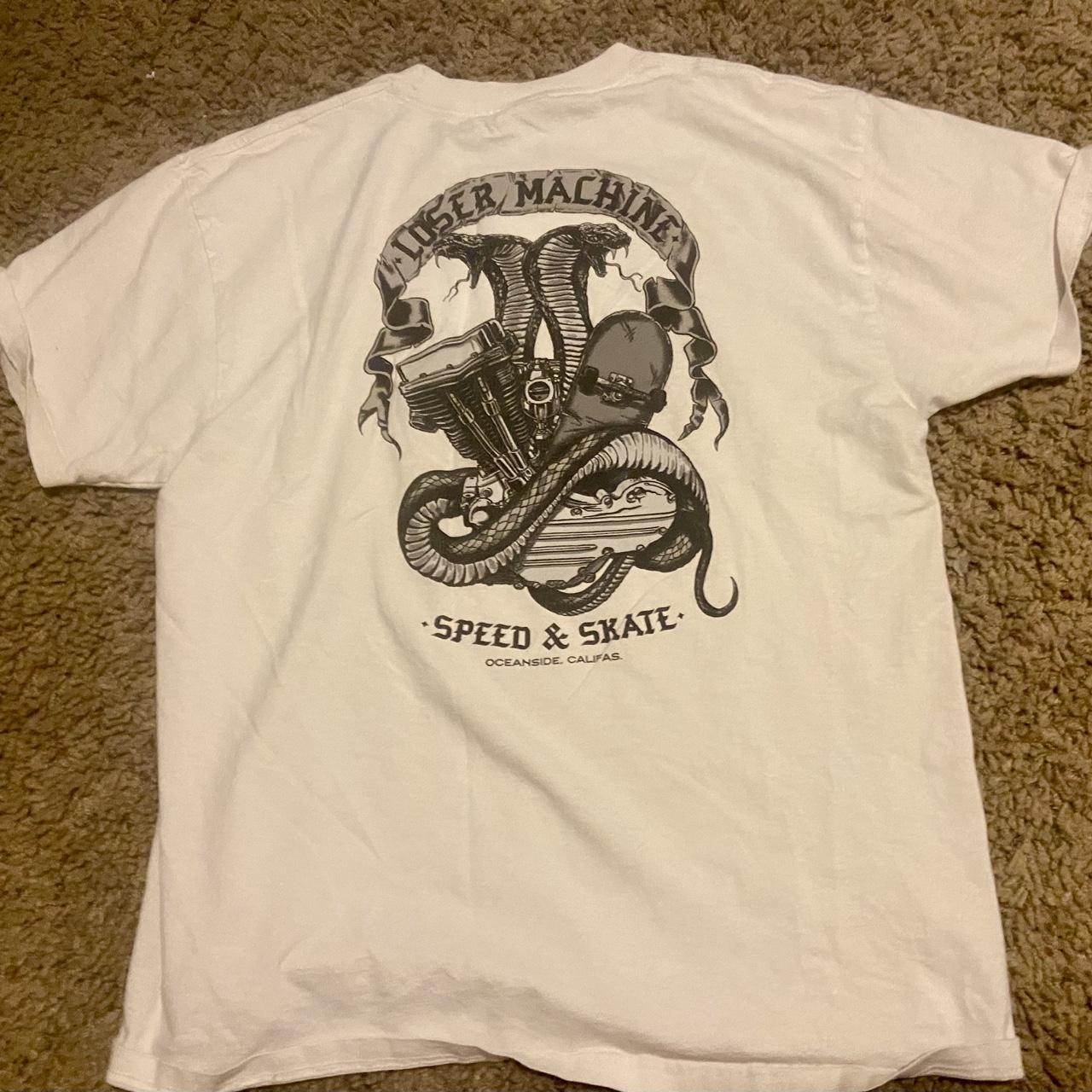loser machine speed and skate tee - Depop