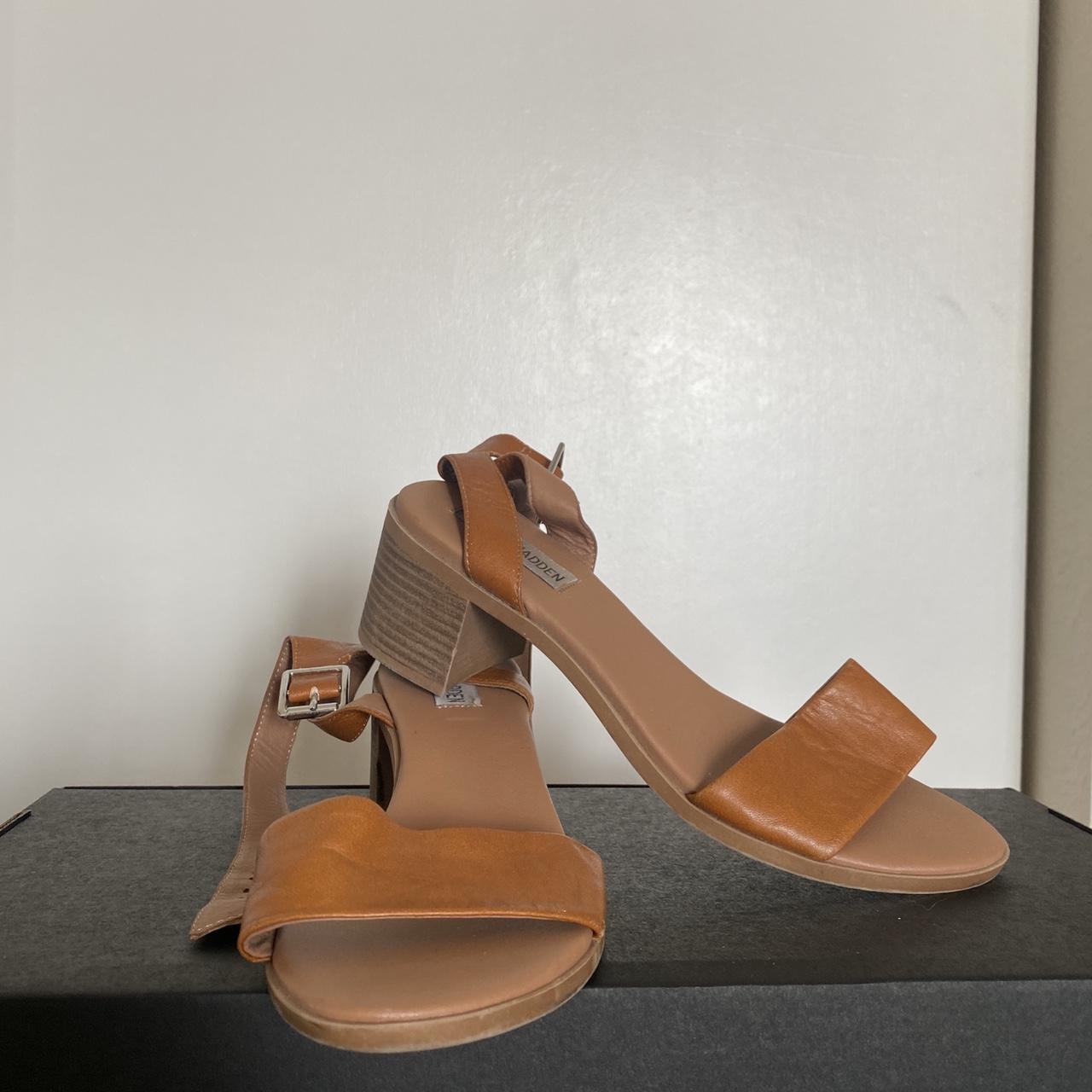Steve Madden tan sandals - Depop
