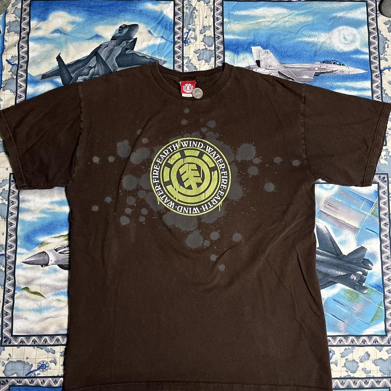 Brown Element Earth Wind Fire T-shirt #skater #y2k... - Depop