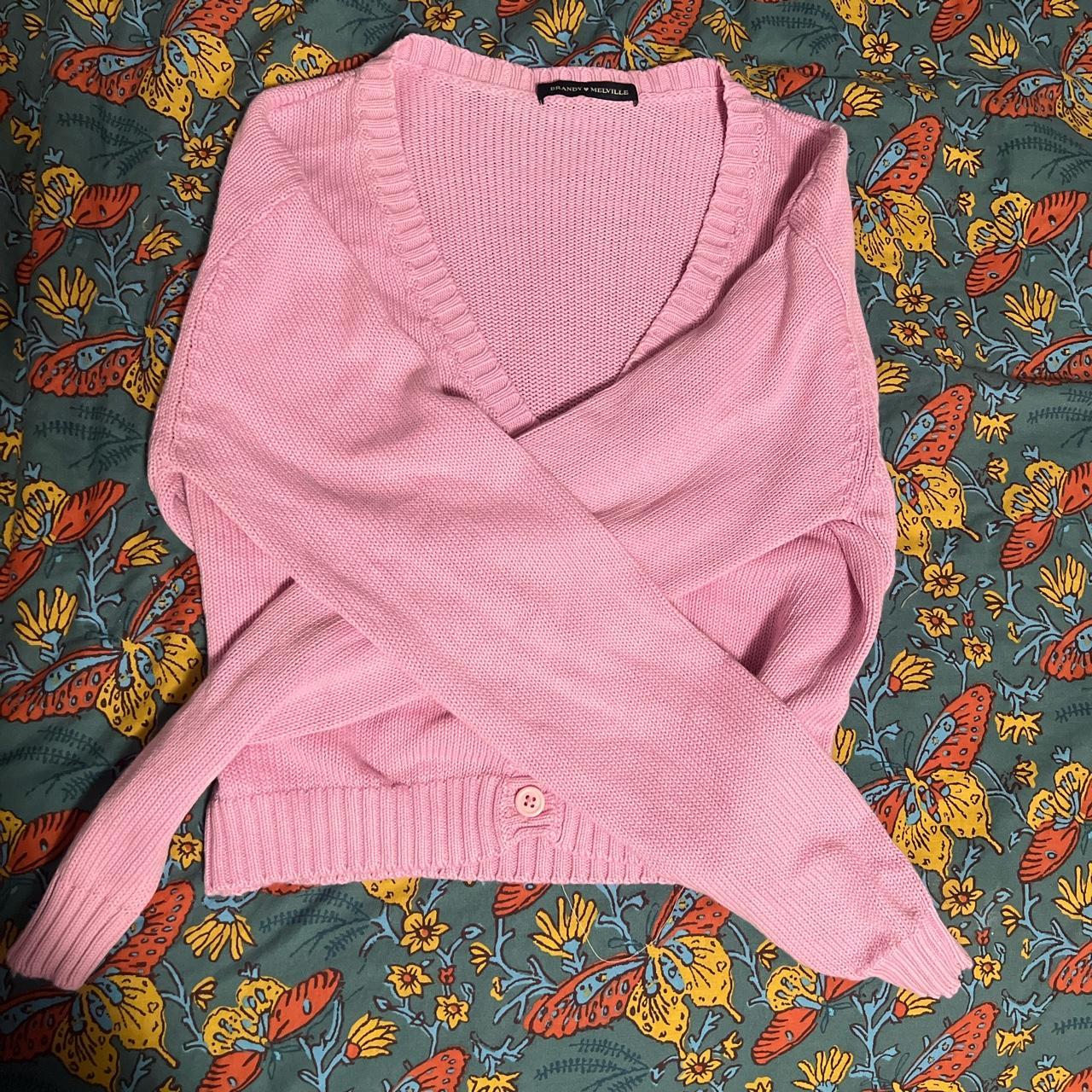 Bubblegum pink brandy cardigan⭐️ Stains are all... - Depop