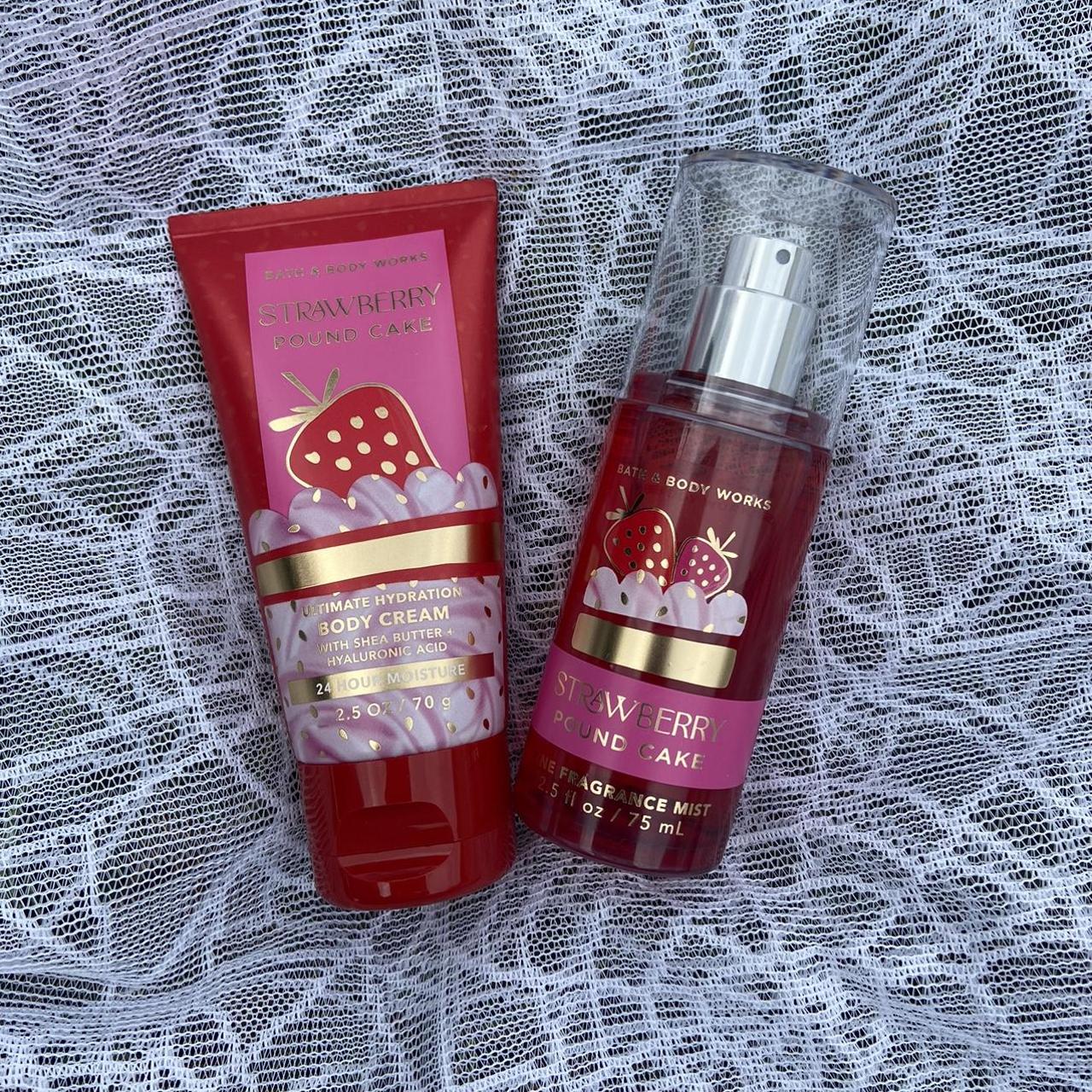 Bath & Body Works Pink and Red Bath-and-body | Depop