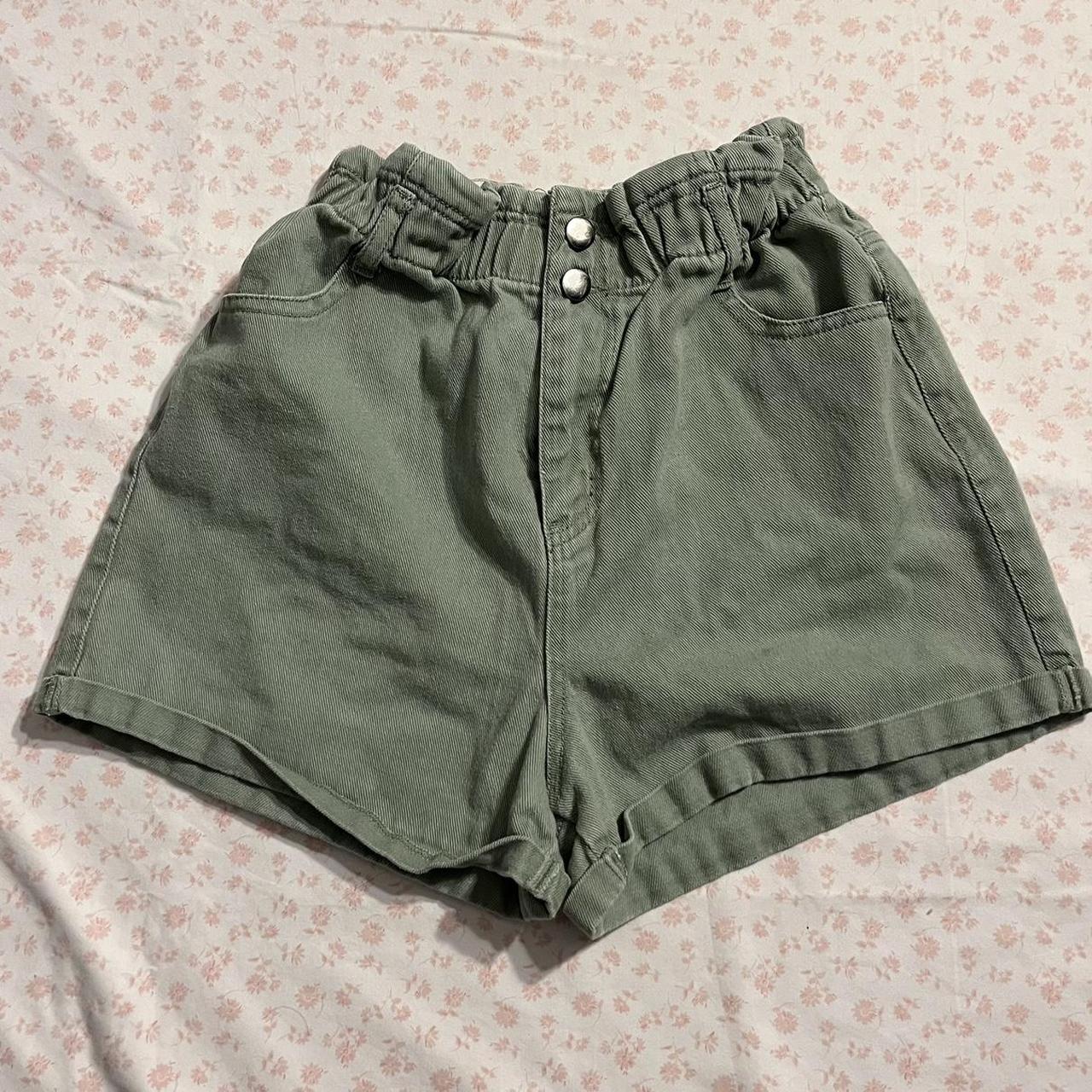 super cute dark green shorts!! easy to style i... - Depop