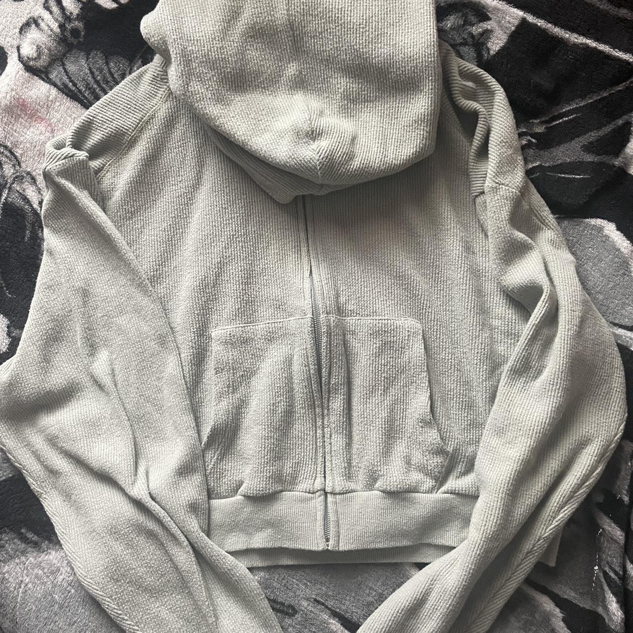 real cropped skims jacket • size large, but fits... - Depop