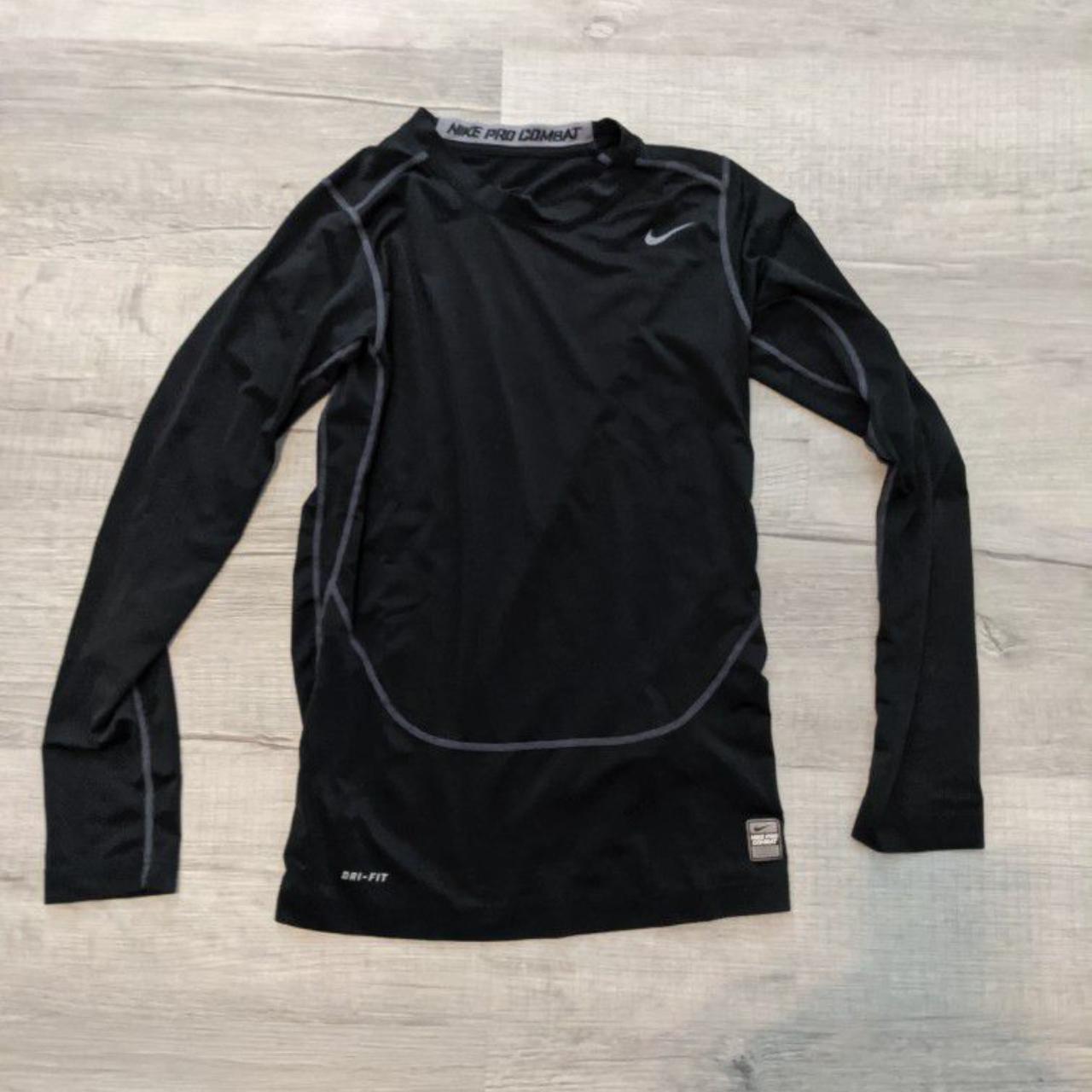 Youth XL Nike Pro Combat Dri Fit Compression Shirt - Depop