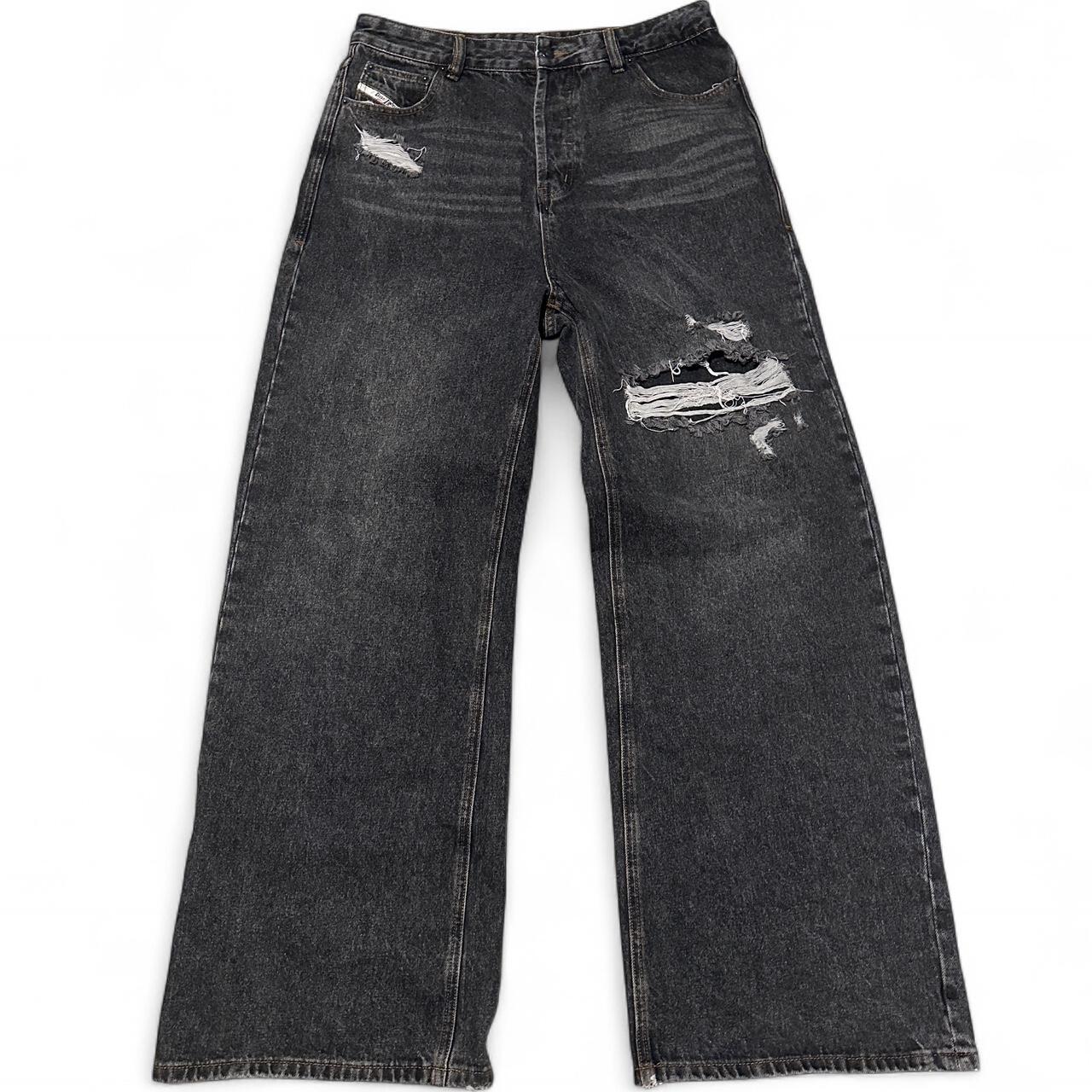 Diesel D-rise wide leg jeans XL, fits size 34 waist,... | Depop