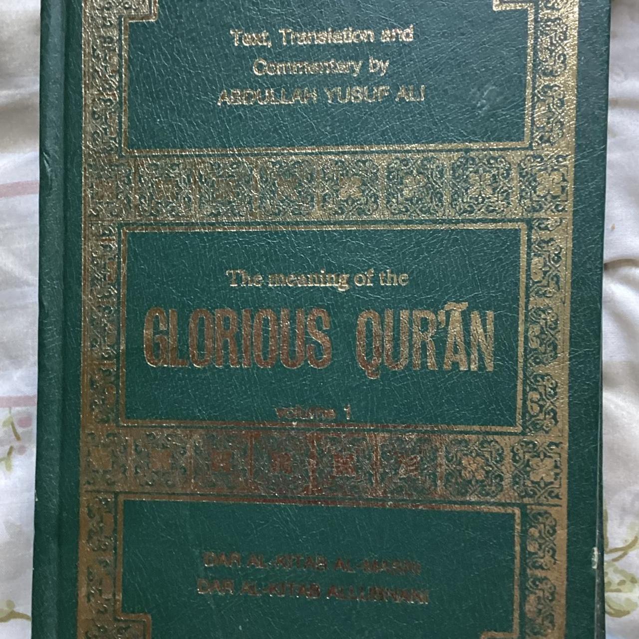The Meaning of the Glorious Quran A hardback copy in... - Depop