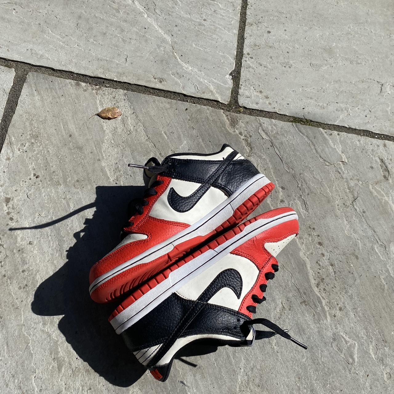 Nike dunk low NBA 75th anniversary chicago... - Depop