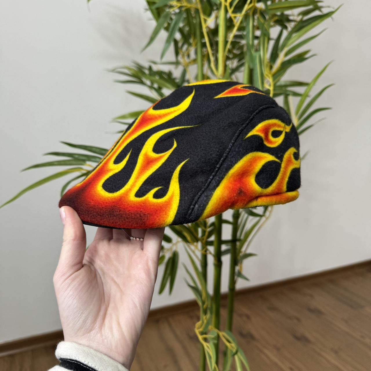 AVANT GARDE VINTAGE FLAME FIRE HAT CAP 💸send your... - Depop
