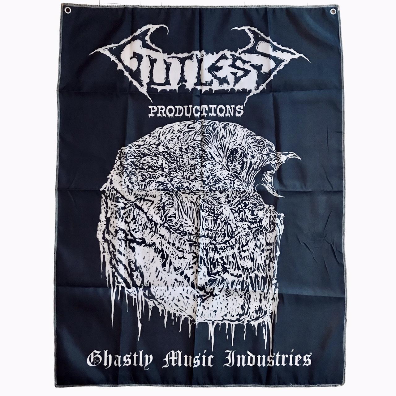 GUTLESS PRODUCTIONS FLAG w/ GROMMETS CONDITION:... - Depop