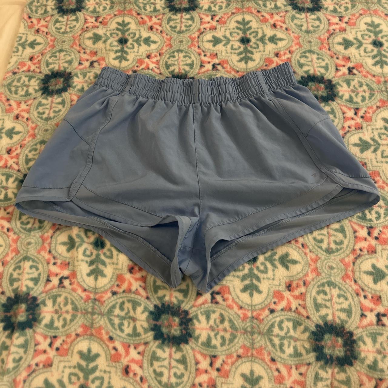 Blue running shorts - Depop