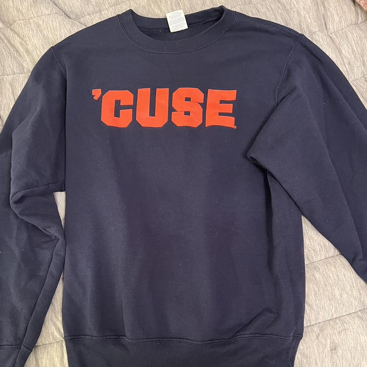 Syracuse crewneck White spots are just fuzz lol Worn... - Depop