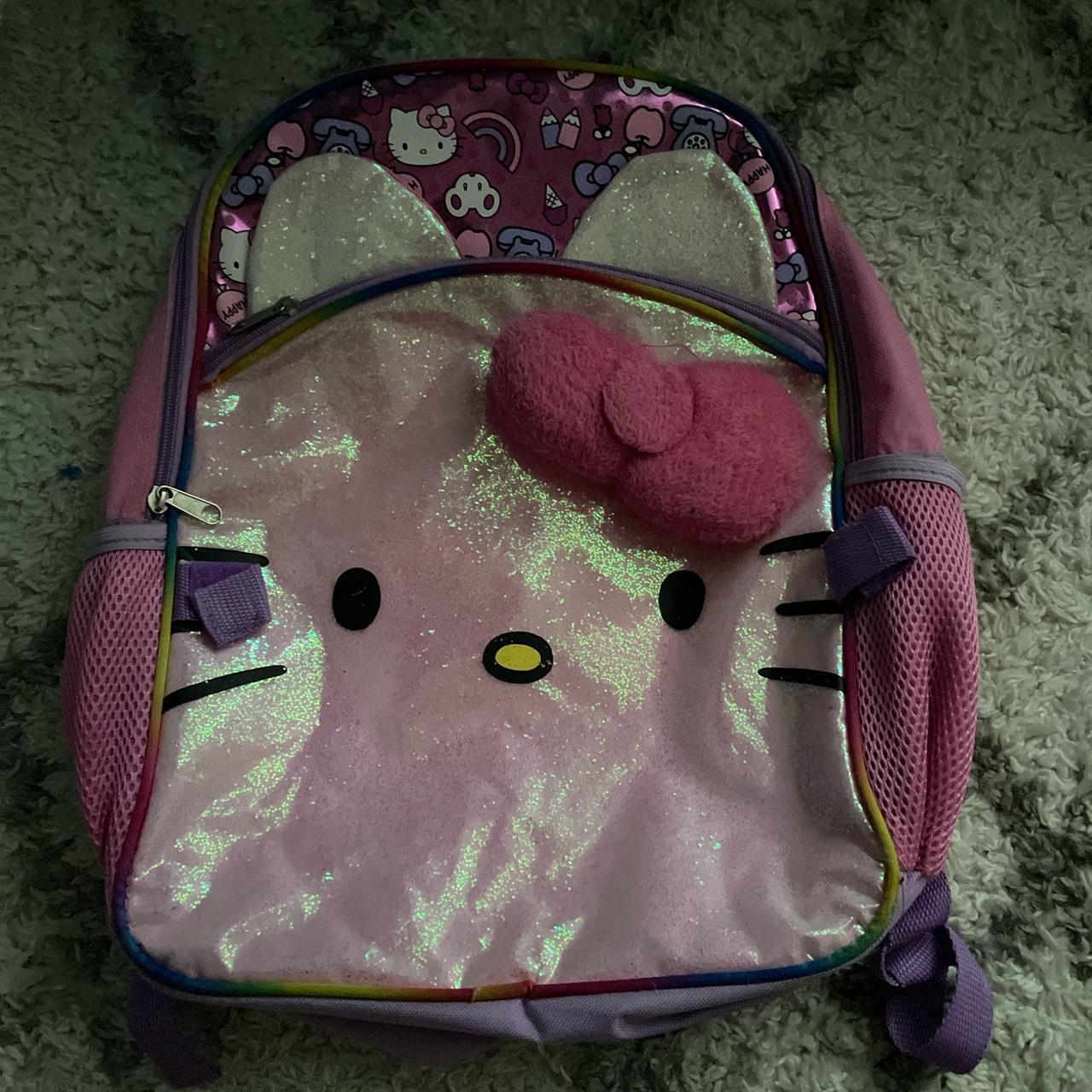 hello kitty glitter backpack - Depop