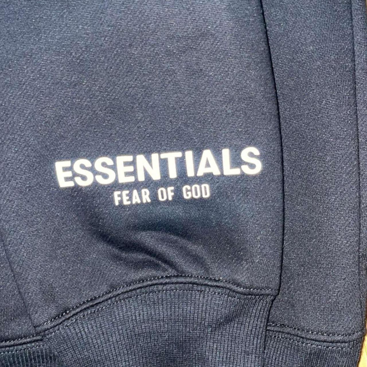 Perfect condition Black Essentials hoodie. Size... - Depop
