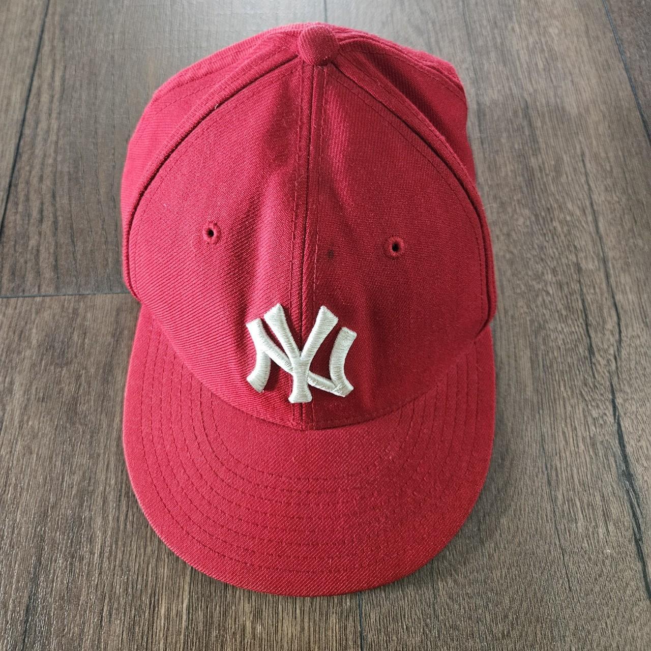 Red New York Yankees Genuine Merchandise Ball Cap.... - Depop